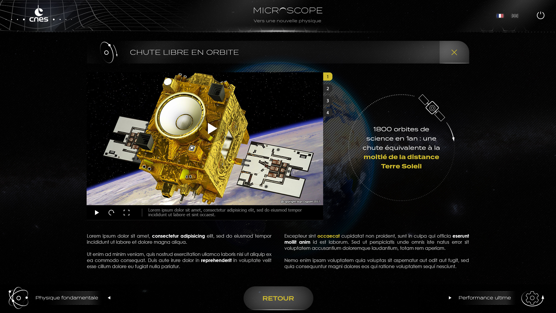 CNES – Microscope | Gabriel Uribe Portfolio